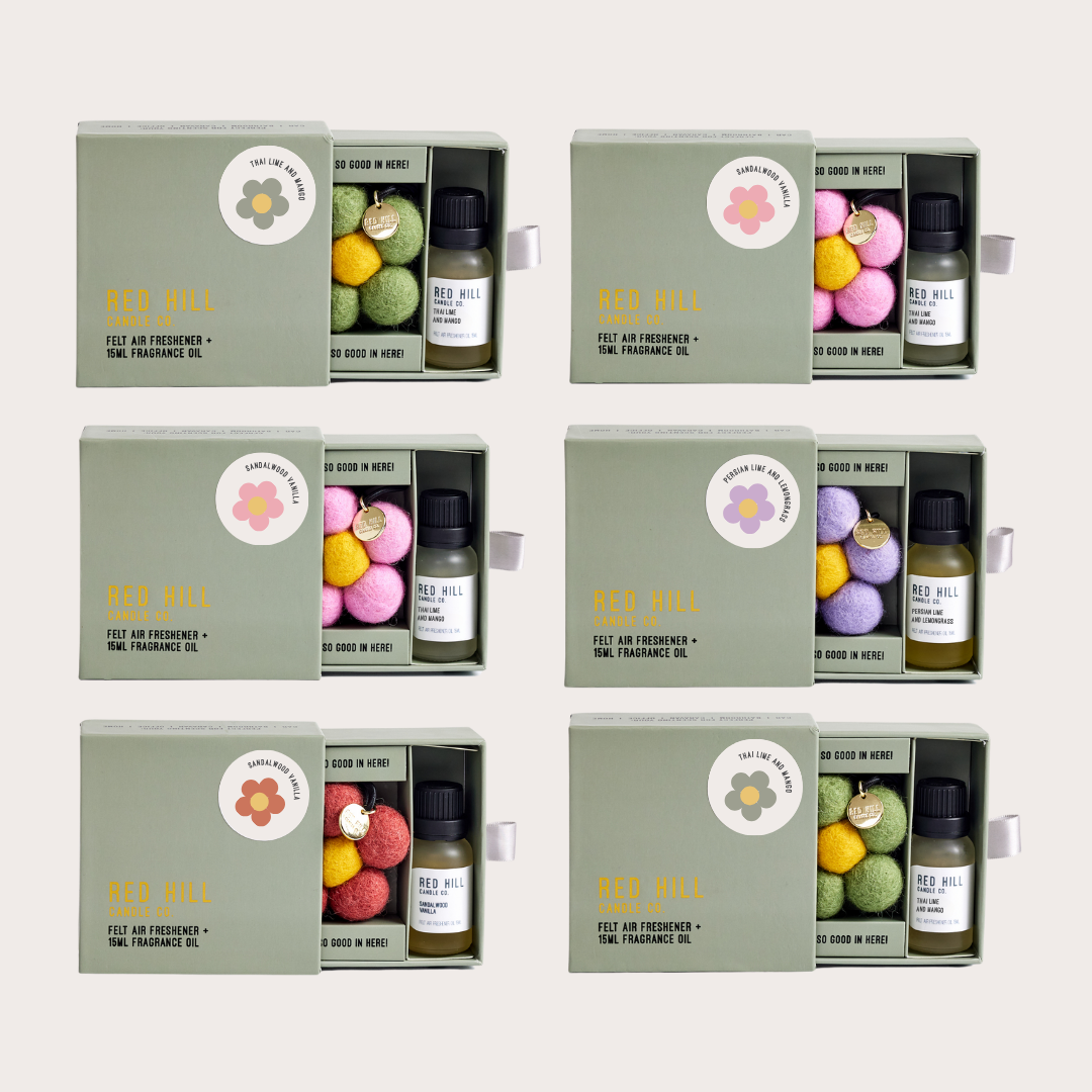 Felt Air Freshener Bundle – Red Hill Candle Co